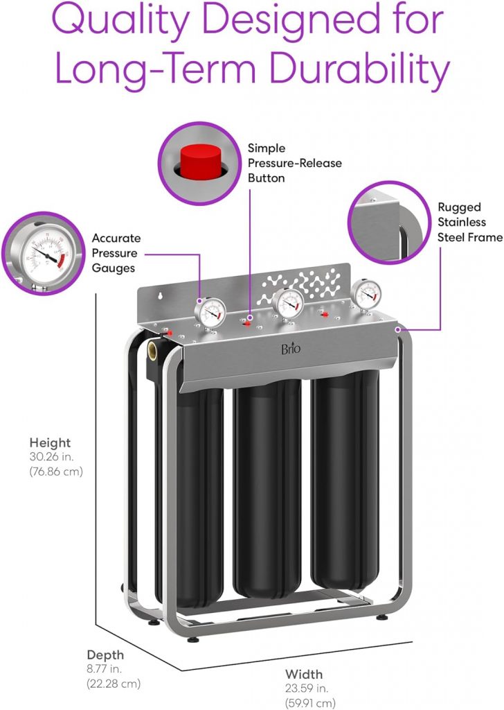 Brio 3-Stage Whole House Filtration System review – Luxury Home Product ...